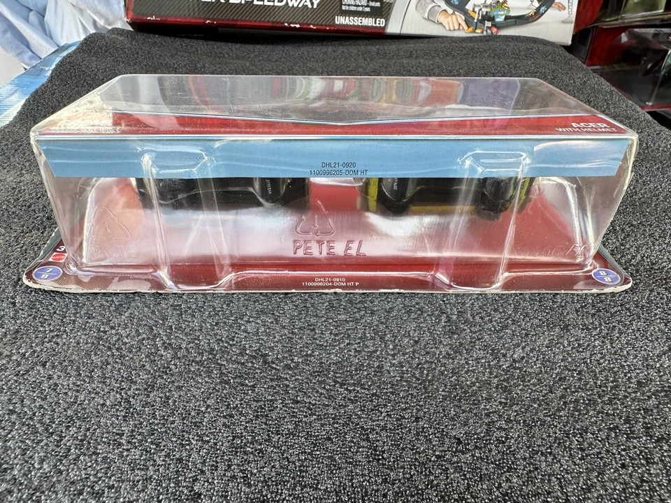 DISNEY PIXAR CARS 2 TWIN PACK - ACER WITH HELMET/GREM WI TH HELMET ...