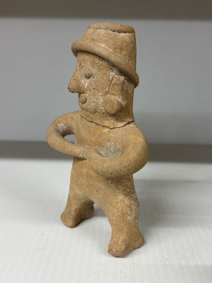AMAZING AUTHENTIC PRE-COLUMBIAN HUMAN EFFIGY CLAY FIGURE ~ MEXICO ...