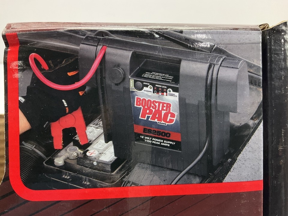 Solar ES2500KE 1100 Peak Amp 12 Volt Jump Starter Battery Booster Pack ...