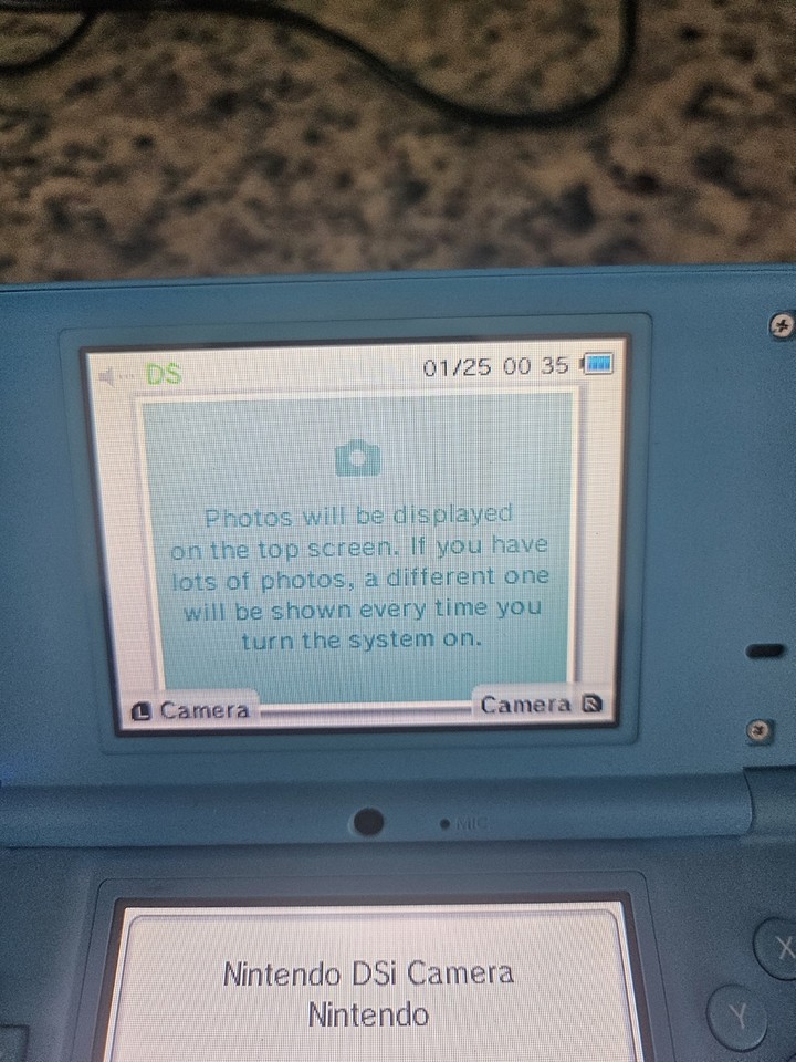 Nintendo DSi Light Blue Handheld Console Game System with stylus and ...