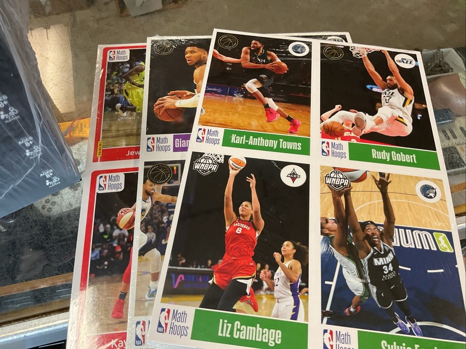 Math Hoops Lot Game boards And Playing Cards Sealed New Hasbro sports ...