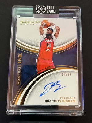 2024-25 Immaculate Collection BRANDON INGRAM Gold Ink ON CARD AUTO ...