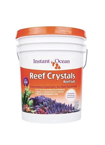 Instant Ocean REEF CRYSTALS 160 Gallon Mix ( bucket ) Salt Aquariums 44 ...