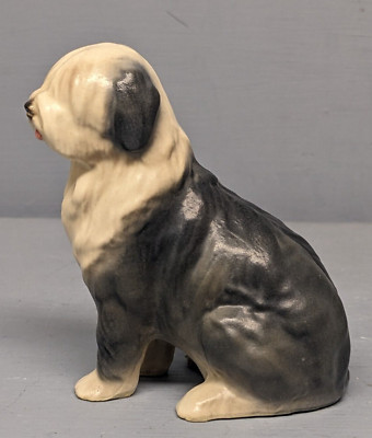 HTF San Dimas Color Hagen Renaker DW Old English Sheepdog Mops Matte ...