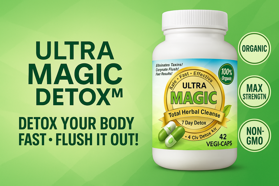 Ultra Magic Detox™ 7-Day Cleanse - Full Body Herbal THC Detox Kit ...