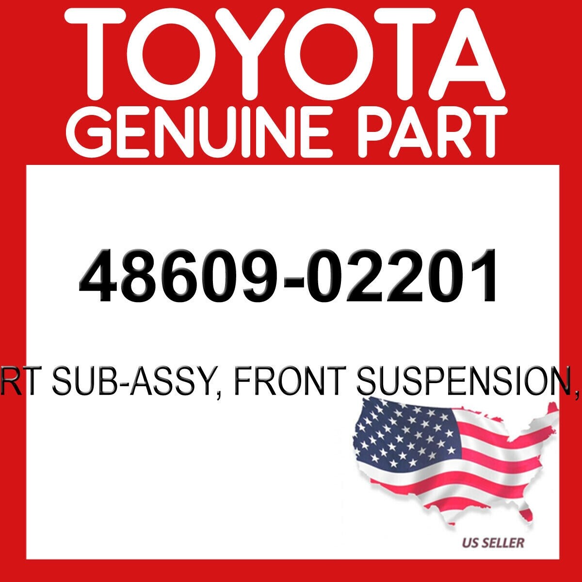 Toyota Genuine 48609-02201 Support Subassy Front Suspension RH/LH ...