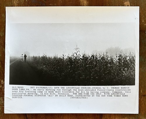 Muhammad Ali TYPE 1 Original NY TIMES NEWS PHOTO Vintage 1978 Authentic ...