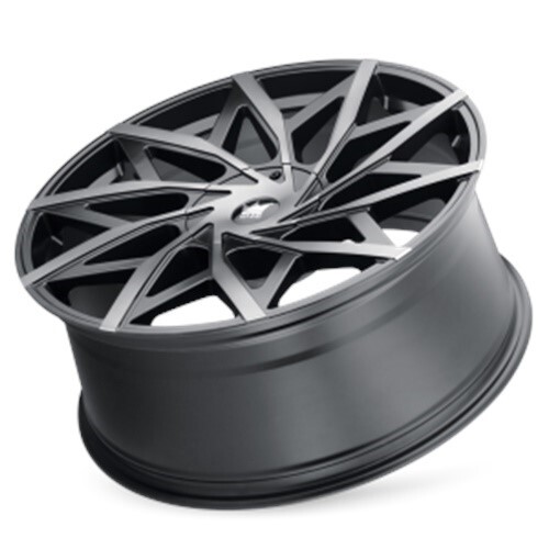 1 New 22x9.5 Mazzi Big Easy Matte Black W/Dark Tint 5x127/139.7 ET18 ...