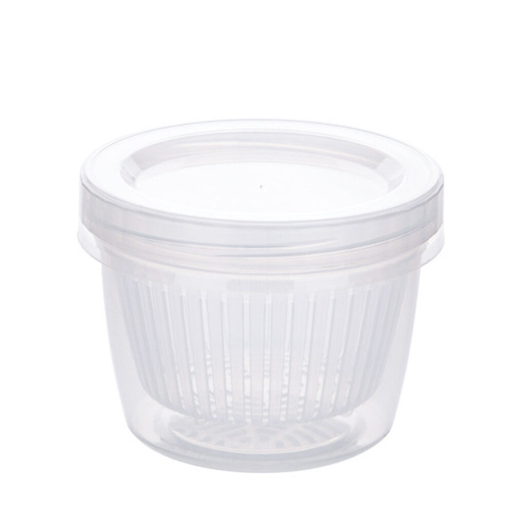 Ginger Storage Drain Sealed Box Kitchen Onion Refrigerator Round Food ...