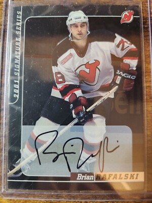2000-01 ITG Be A Player Brian Rafalski Signature Series Auto #175 NJ ...