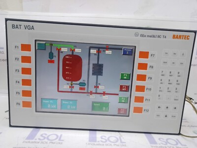 Bartec 17-71P8-11 4 3 terminal BAT VGA Pro explosion proof panel pc EEx ...