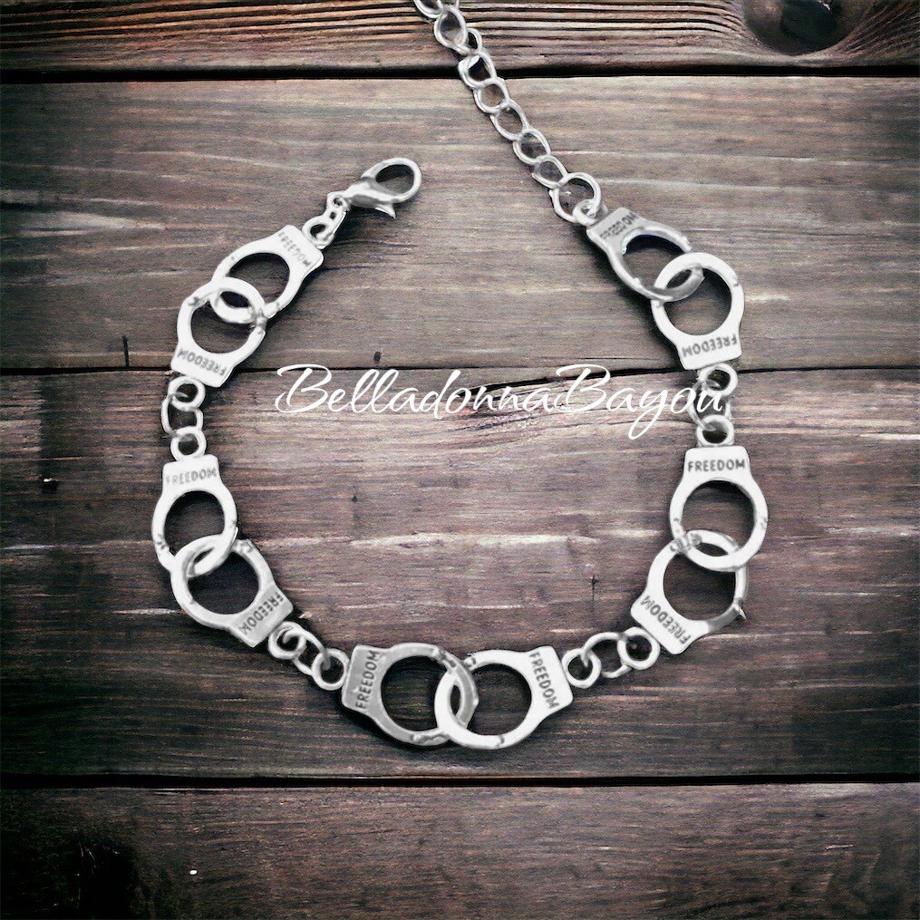 Stainless Steel Handcuff Bracelet, Handcuff Jewelry, Novelty Jewelry ...