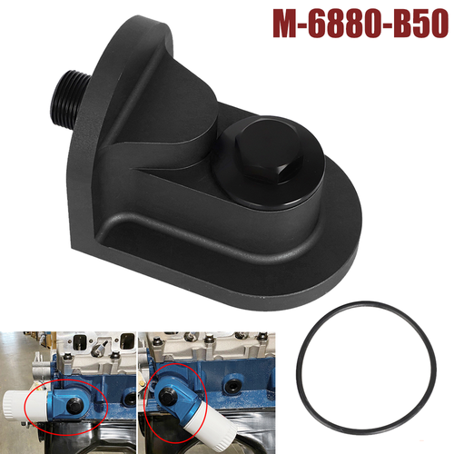 For Ford M-6880-B50 90 Degree Oil Filter Adapter Mustang GL GLX Base | eBay