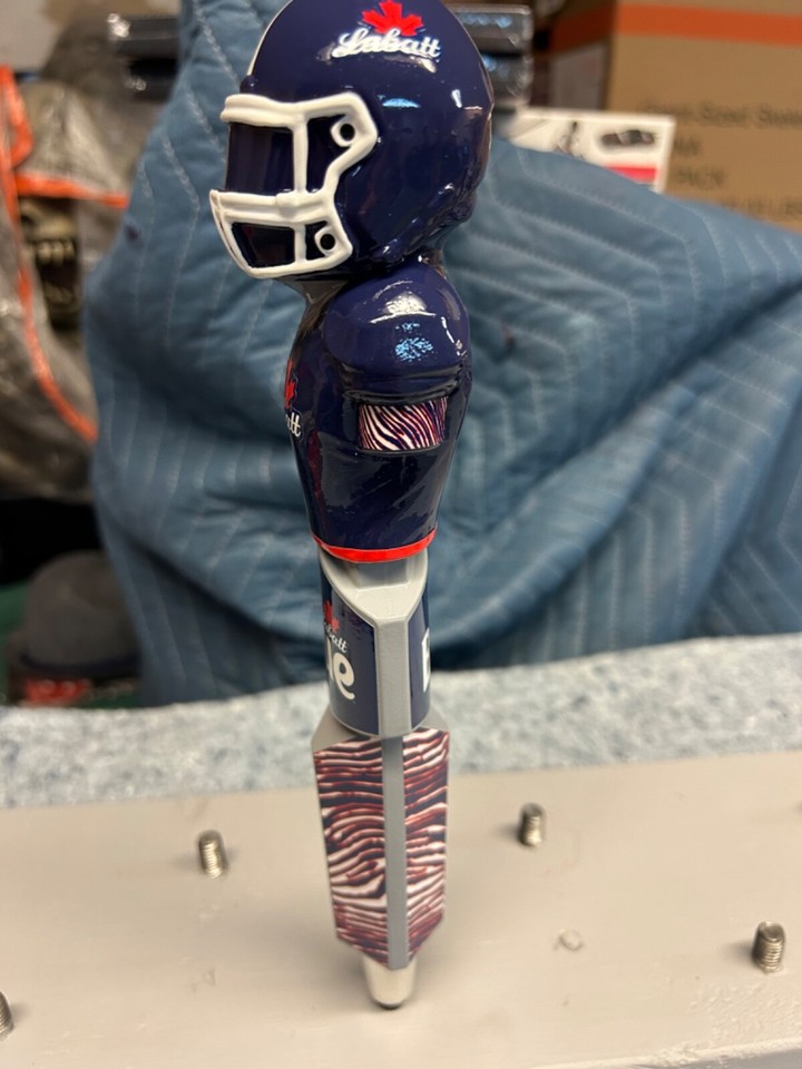 Labatt Blue Buffalo Bills Zubaz Beer Tap Handle, Football, New without ...