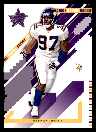 2004 Leaf Rookies & Stars Rod Davis Rookie #160 Minnesota Vikings | eBay