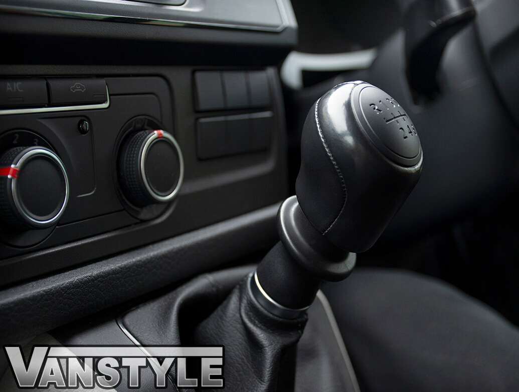 FITS VW T6 TRANSPORTER 15>19 GENUINE OE 6 SPEED MATT BLACK GEAR KNOB ...