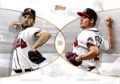 2021 Topps On-Demand Dynamic Duals #4 John Smoltz/Greg Maddux Baseball ...