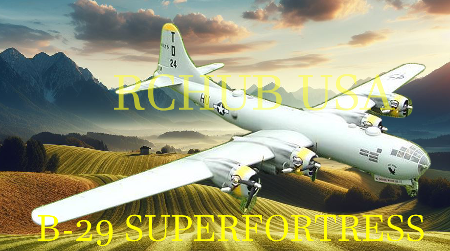 WWII Giant Scale B-29 Superfortress 282" WS RC Airplane Plans Printed ...