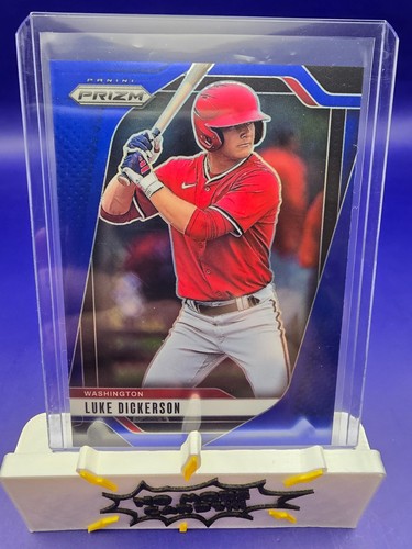 2025 Panini Prizm Luke Dickerson Blue Prizm 039/199 | eBay