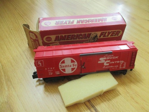Amer Flyer 24054 Santa Fe Box car (3/2/25 128.1) | eBay