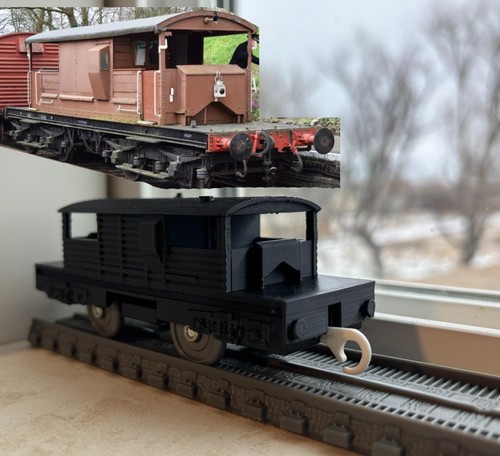 Custom 3d printed trackmaster Queen Mary Brake van shell | eBay