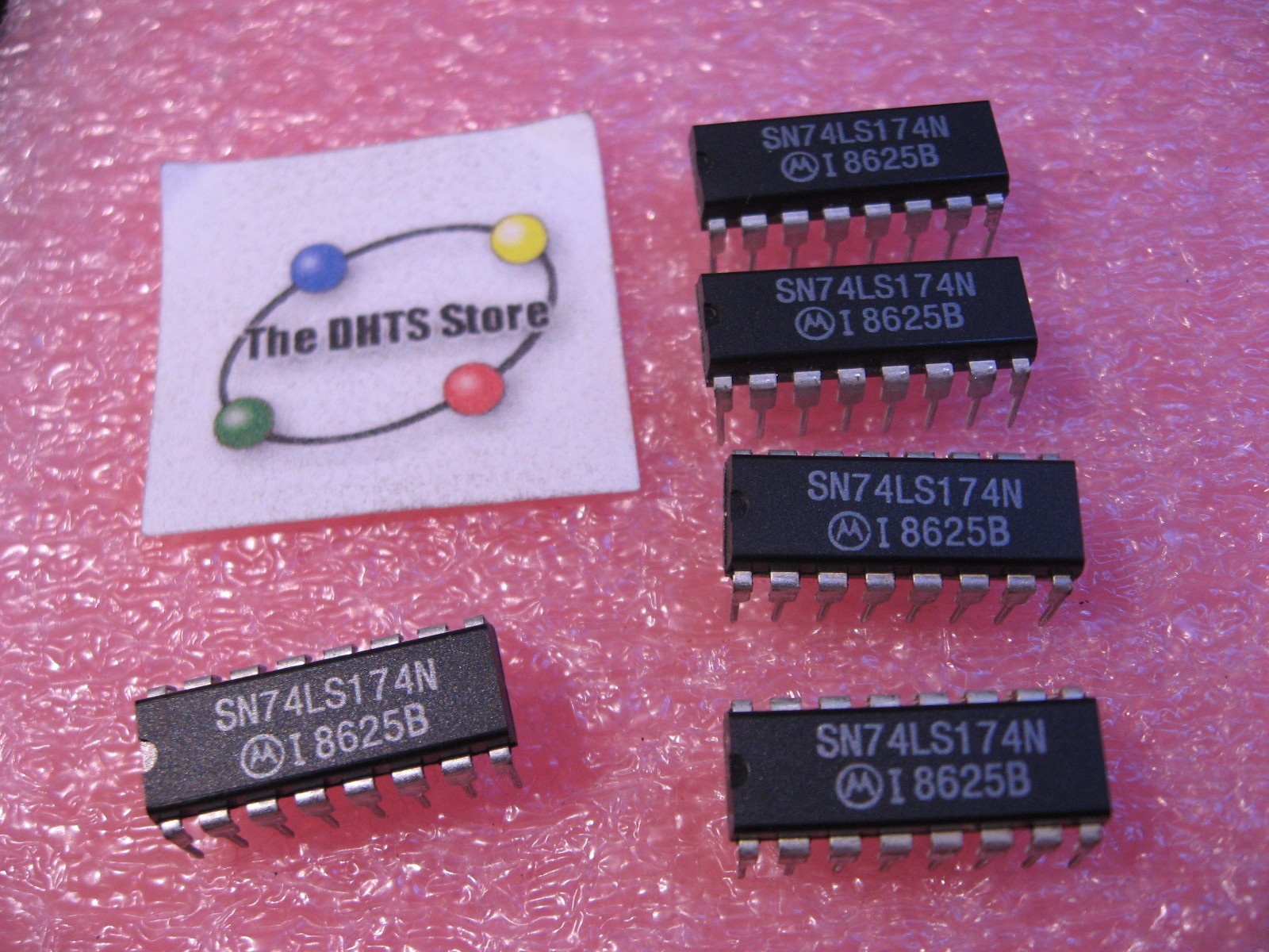 SN74LS174N Motorola TTL Hex D-Flip-Flop IC 74LS174 74174 - NOS Qty 5 | eBay