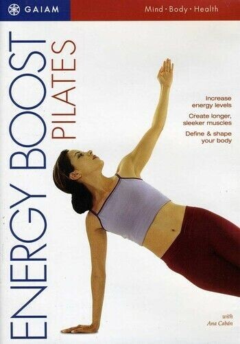 GAIAM ENERGY BOOST PILATES WORKOUT ANA CABAN (VHS TESTED) Fast Free ...