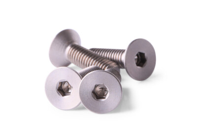 M4x15 Titanium Screws Flat Head 4 pieces 6AL4V Aerospace Grade - M4x15 ...