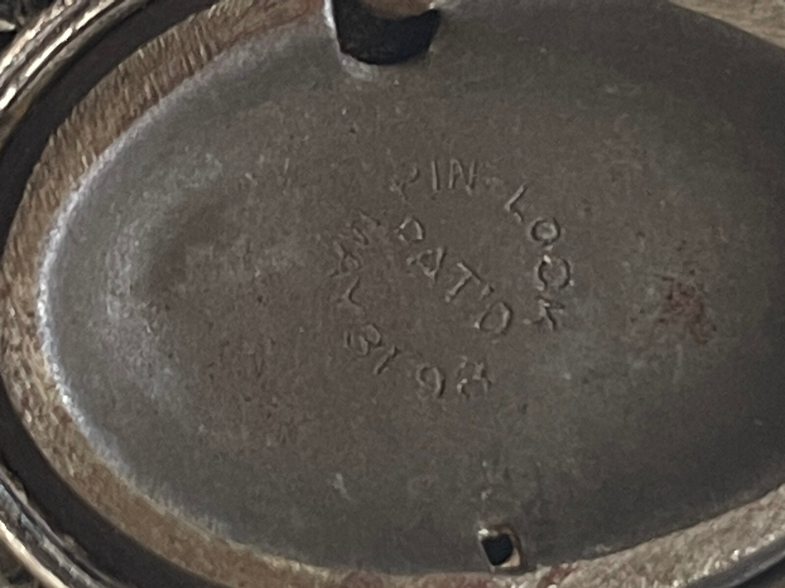 ANTIQUE PAT. MAY 31 1898 PIN LOCK PHOTO LOCKET PIN BR… - Gem