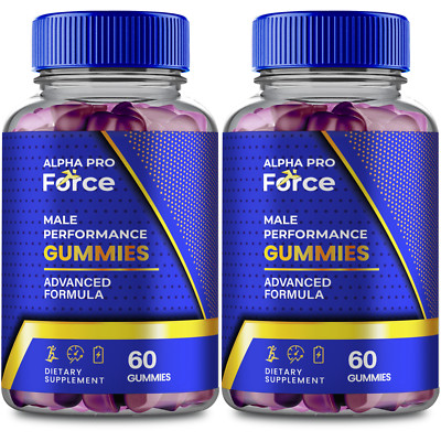 (2 Pack) Alpha Pro Force Gummies for Men – Alpha ProForce Male Performance Gummy | eBay