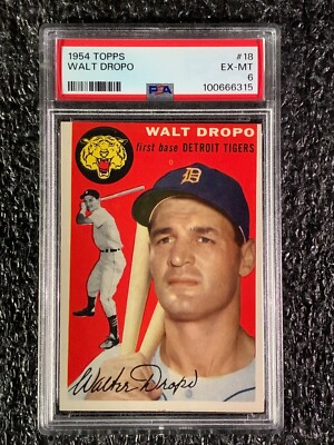 1954 Topps Baseball #18 Walt Dropo PSA 6 | eBay