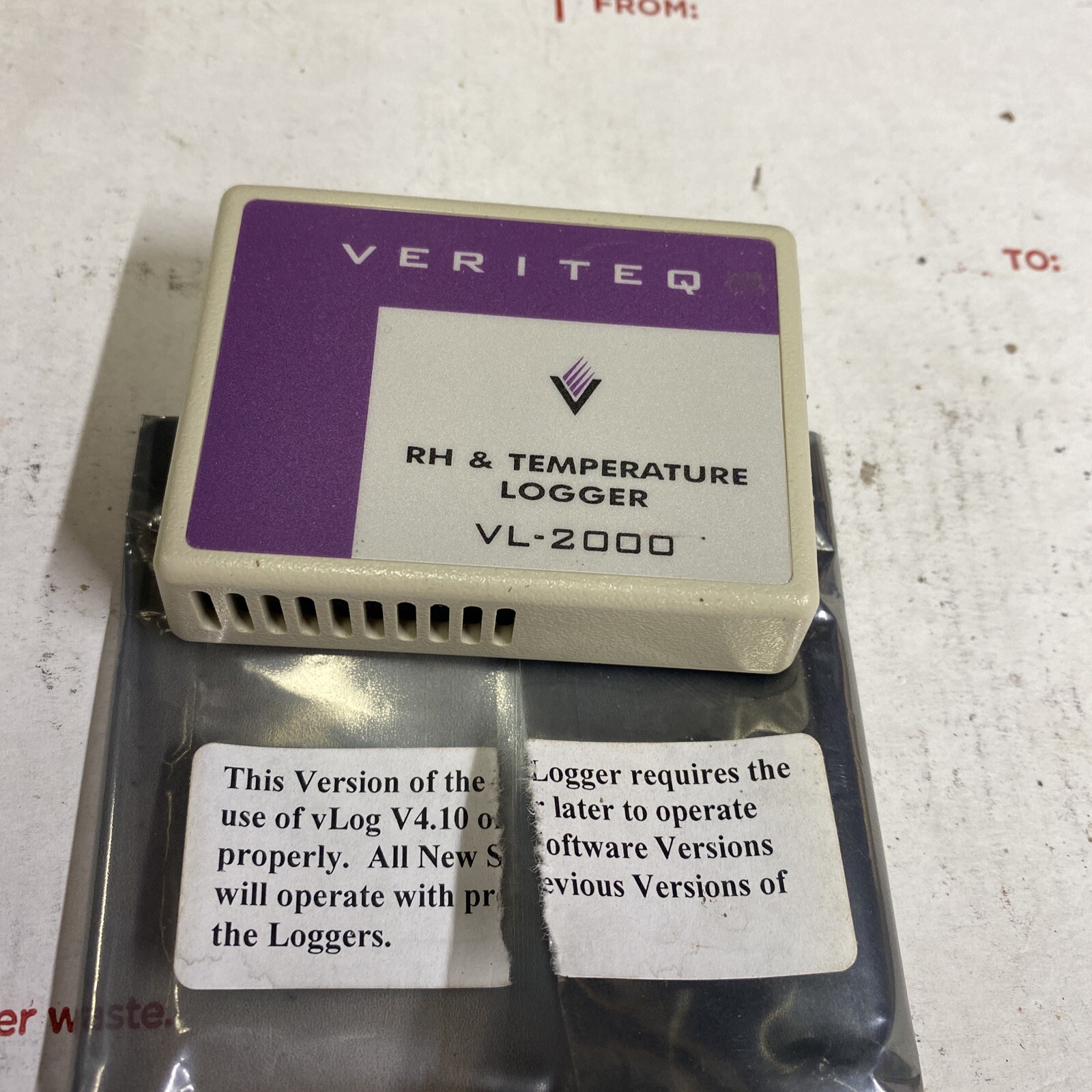 Vaisala VERITEQ RH & TEMPERATURE LOGGER VL-2000 | eBay