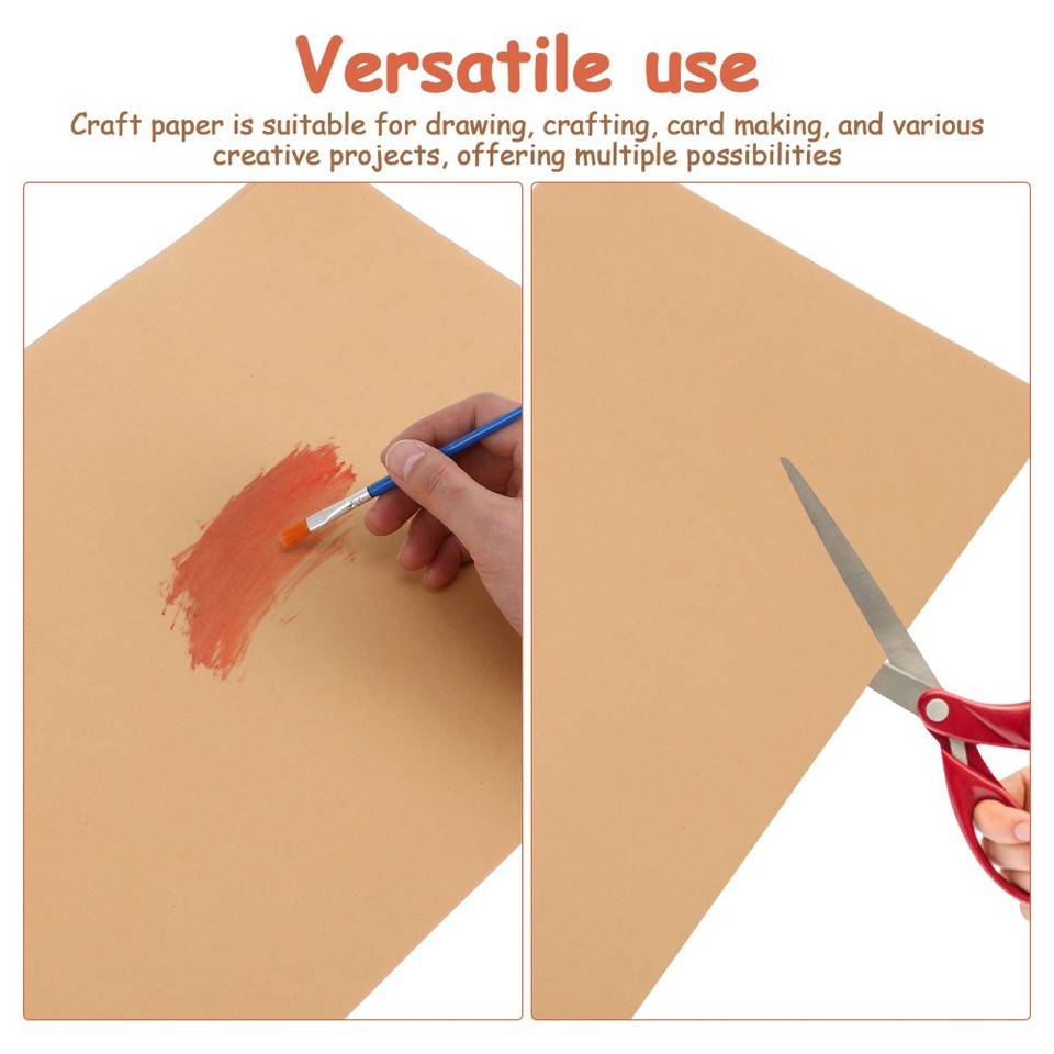 50 Pcs Card Stock Craft Paper Decorative Craft Paper Kraft Paper Sheets ...