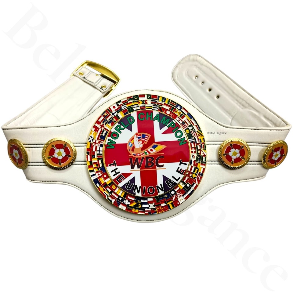 WBC Adult Boxing Belts - Wbc Union Belt, Wbc Green Championship 3D Logo ...