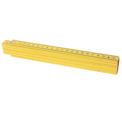 Yellow Ruler with Accurate Length Unit Foldable Ruler Measuring All the ...