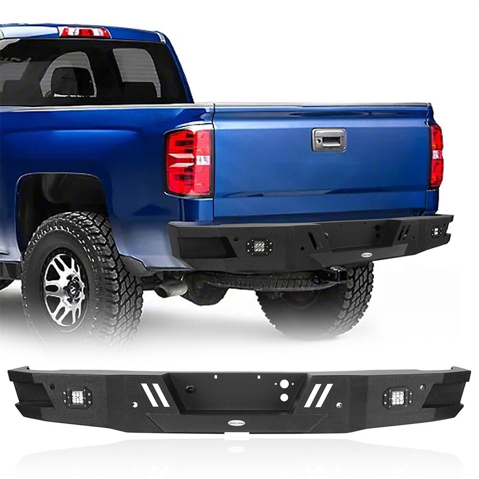 Offroad Steel Front Bumper /Rear Bumper Fit 2016 2017 2018 Chevy ...
