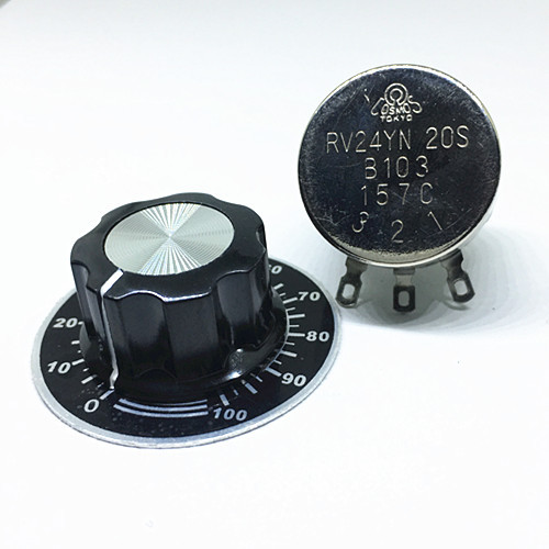 FarBoat 2K Potentiometer with A03 Knob 20S b202 RV24YN Single Turn ...