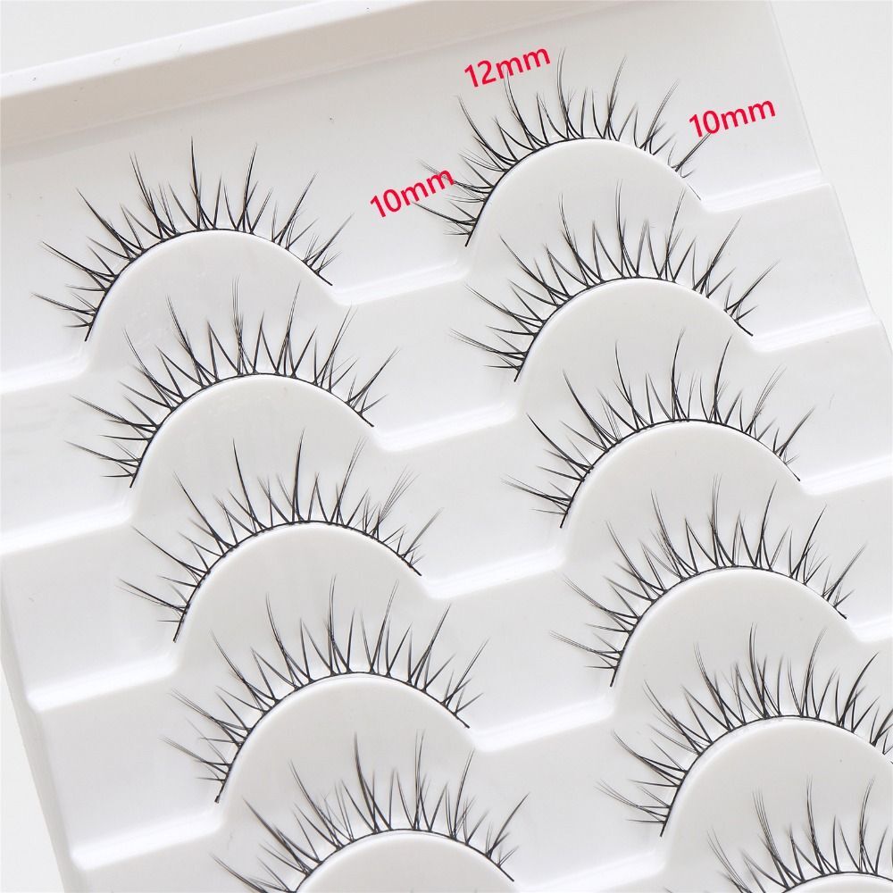 10 Pairs 3D Manga Lashes Japanese Cosplay Dramatic Anime Lashes for ...