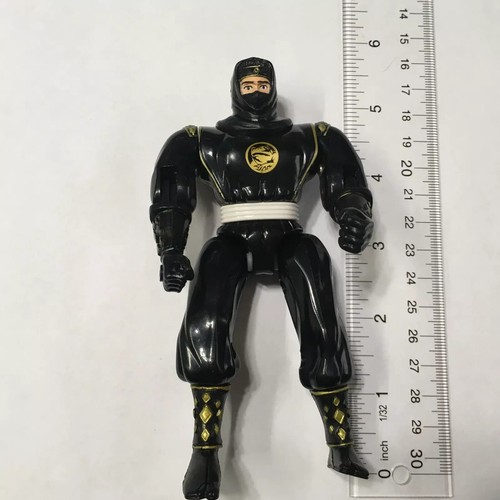 Mighty Morphin POWER RANGERS 5" Black Ninja Action Figure Bandai 1995 ...