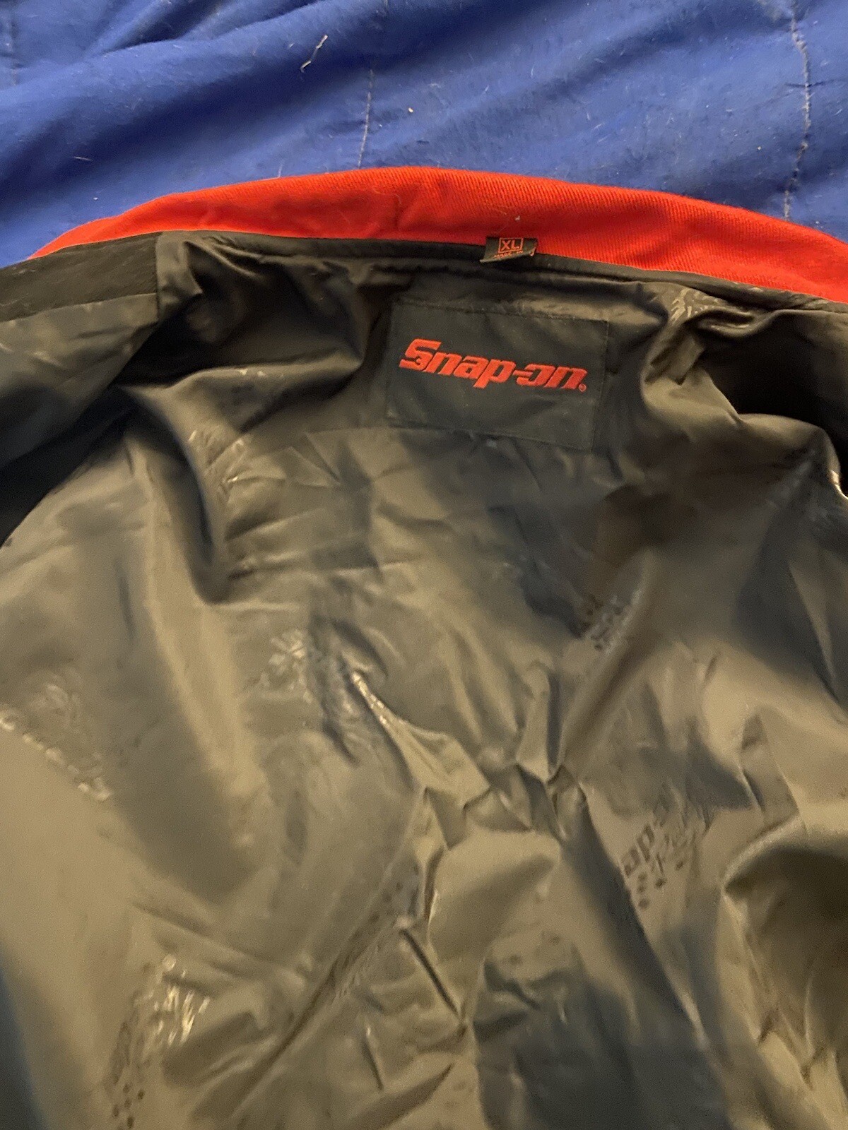 1990 vintage snap on jacket large - Gem