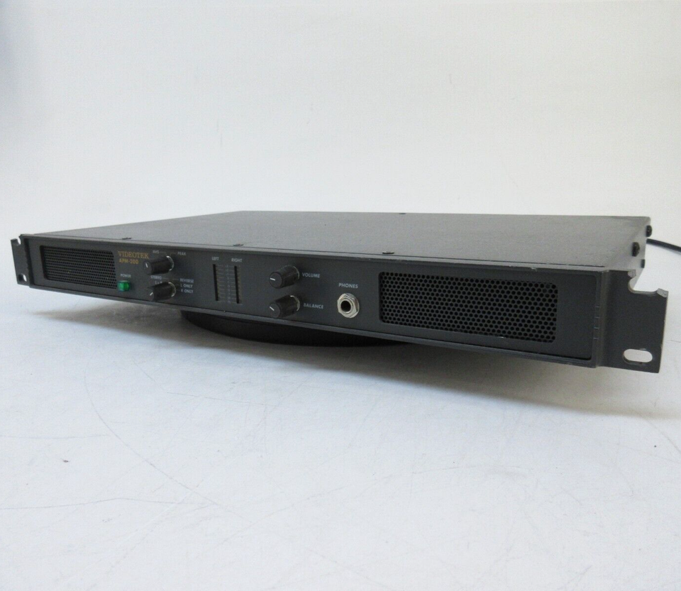 Videotek APM-200 Stereo Audio Program Monitor Amplifier | eBay