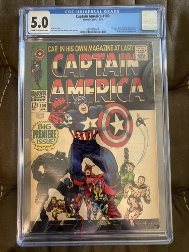 Captain America #100 (Marvel Comics April 1968) CGC 5.0 | eBay