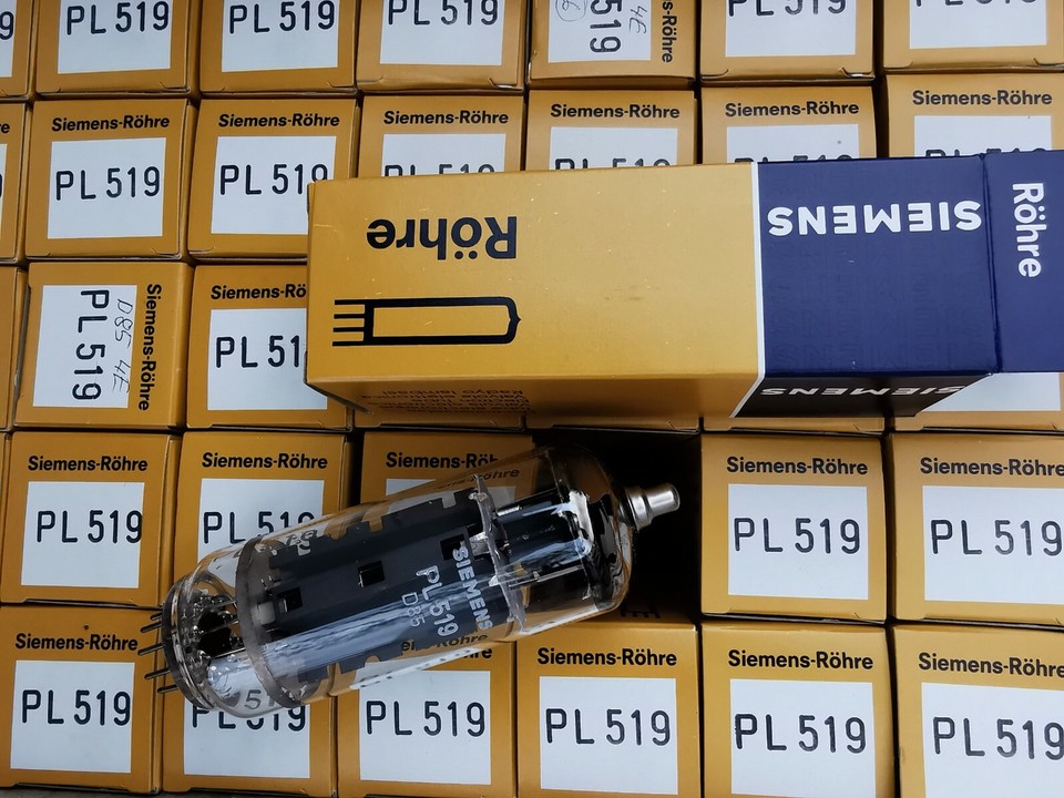 PL519 Siemens West Germany 40KG6 PLATINUM Matched PAIR EAR859 EAR861 ...