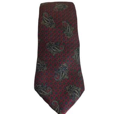 DAKS London - New York Men's Neck Tie Paisley USA Made 60" L 3.5" W | eBay
