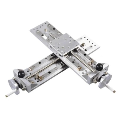 Manual XY Sliding Table Linear Guide XY Manual Slide Screw-Driven ...