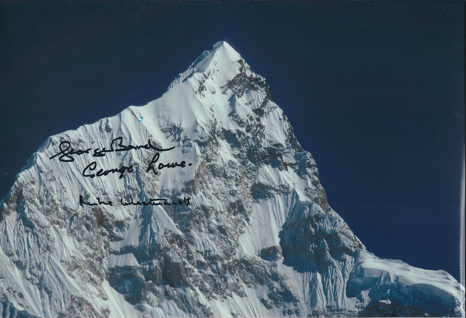 George Band Lowe Mike Westmacott Everest Signed Photo + COA Autograph ...