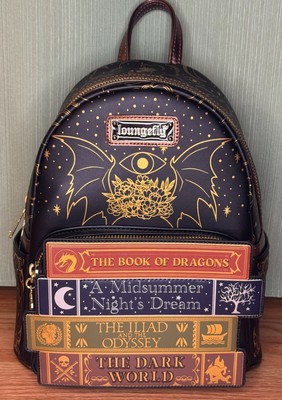 Loungefly Literature Fantasy Books Mini Backpack BAM Exclusive NEW w ...