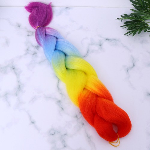 Braid Hair Extension Girls Accessories Colored Extensions for Women ...