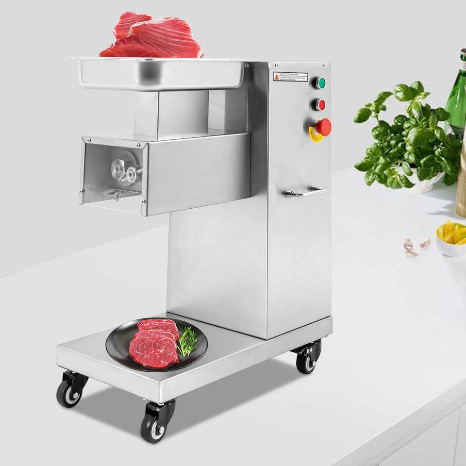 Meat Cutting Machine 500KG/H Commercial Meat Cutter Meat Slicer 850W ...