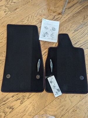 2020 Corvette C8 Stingray Carpet Floor Mats Jet Black Torch Red ...